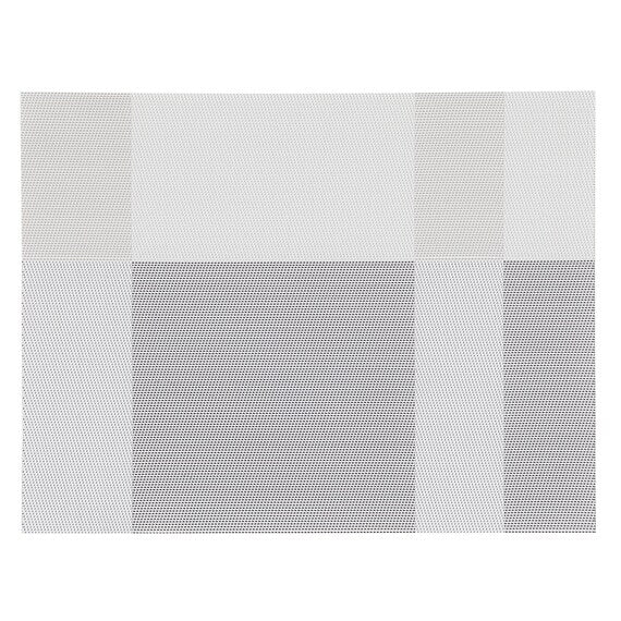 PVC Luncheon Mat Block BK / WH TN01