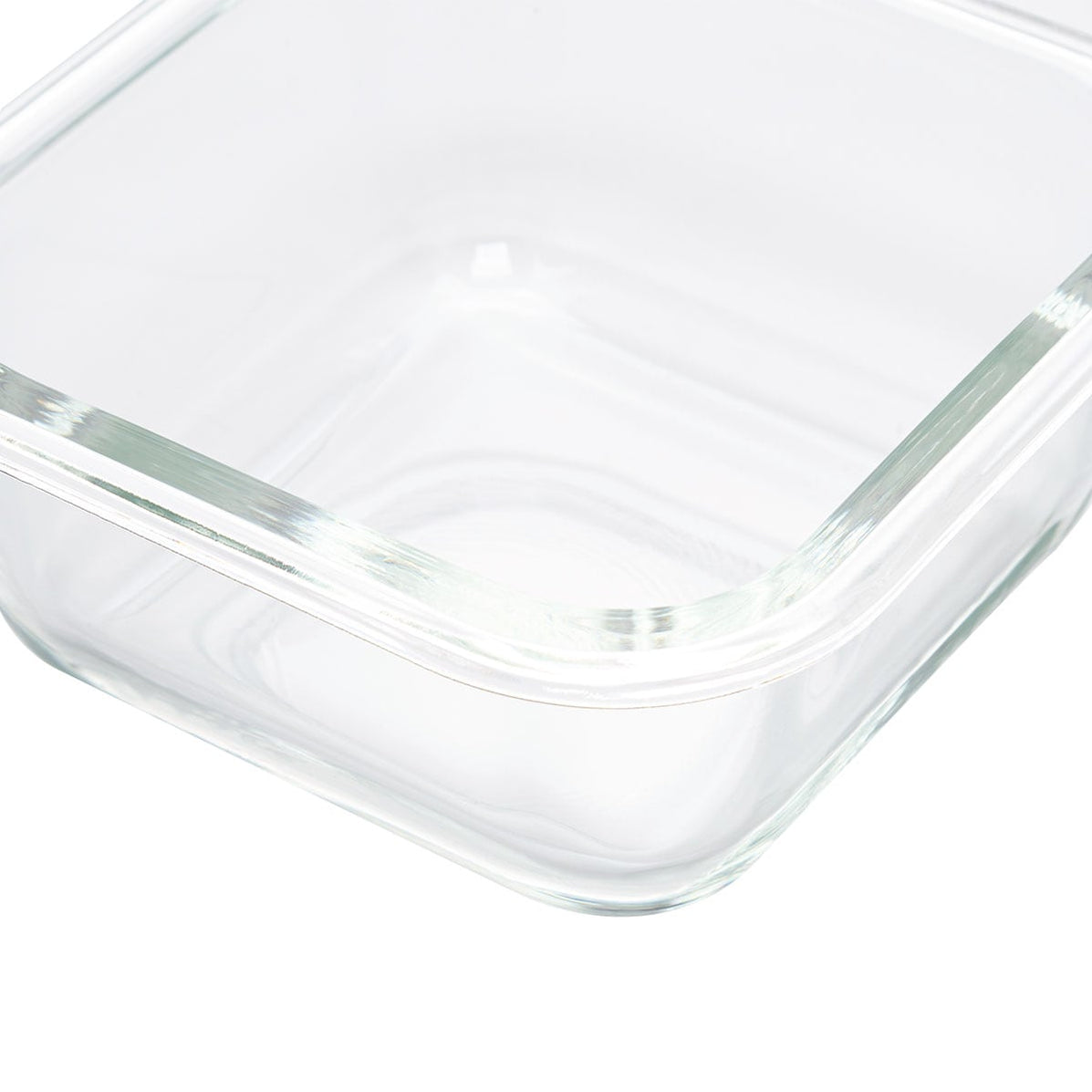 HEAT RESISTANT GLASS STORAGE CONTAINER 300ML SQUARE