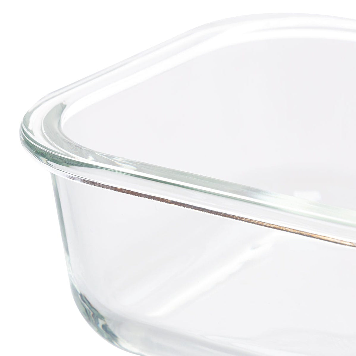 HEAT RESISTANT GLASS STORAGE CONTAINER 510ML SQUARE