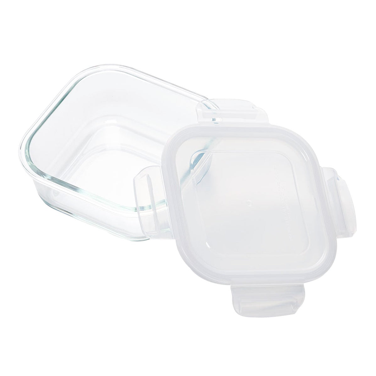 HEAT RESISTANT GLASS STORAGE CONTAINER 780ML SQUARE