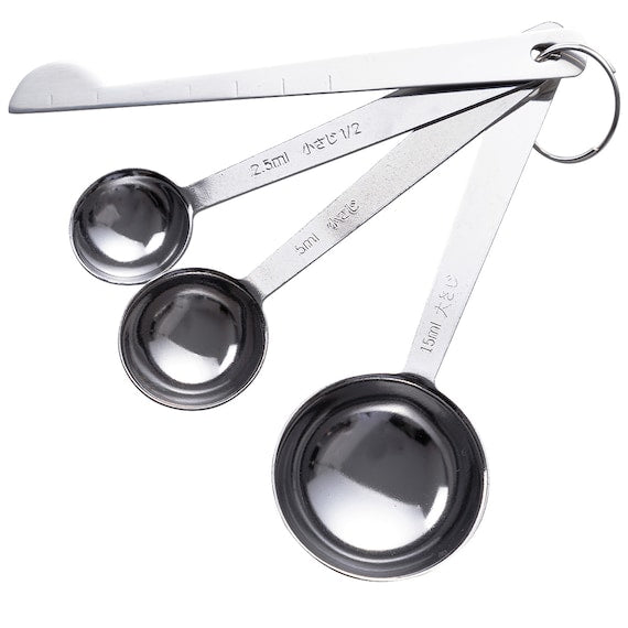 STAINLESS STEEL MEASURING SPOON SET