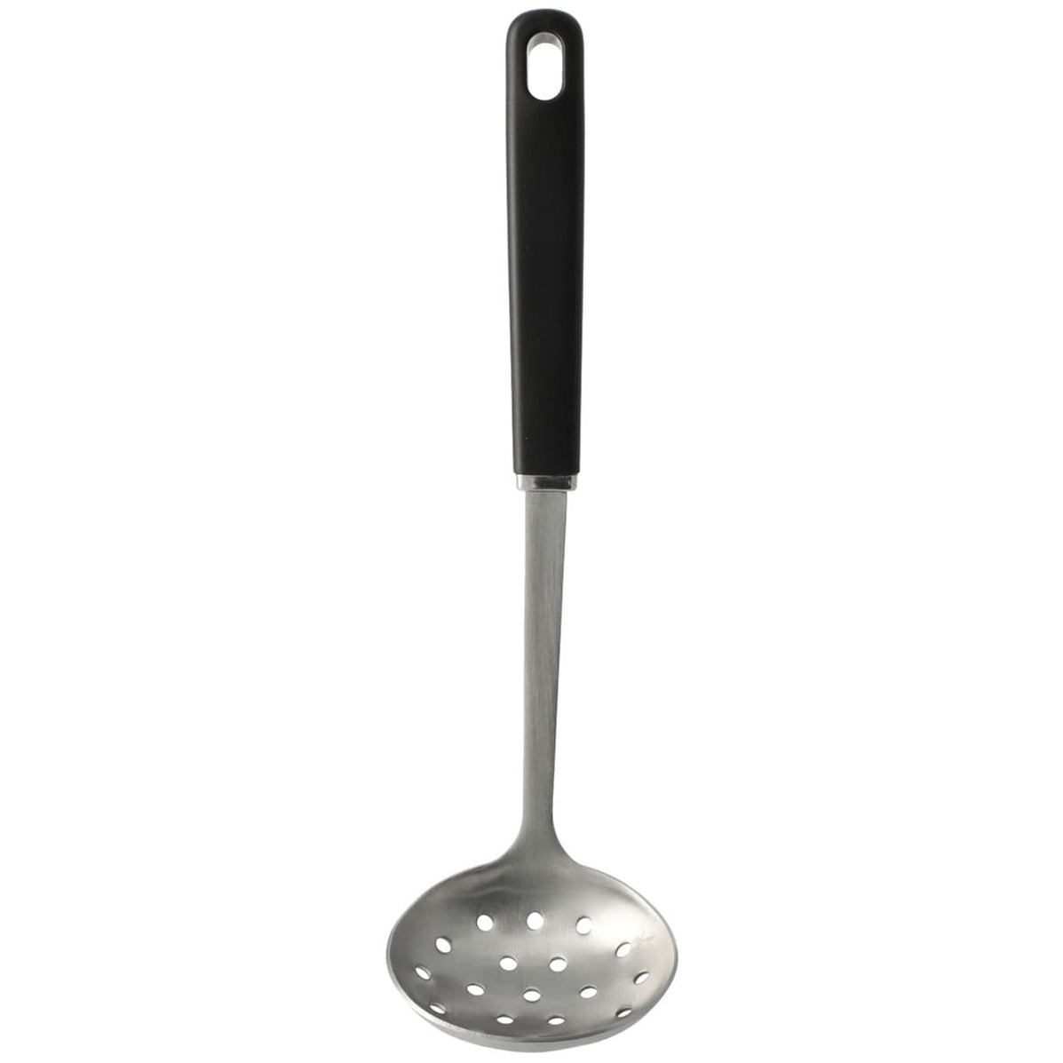 STAINLESS STEEL PERFORATED LADLE WITH PP HANDLE