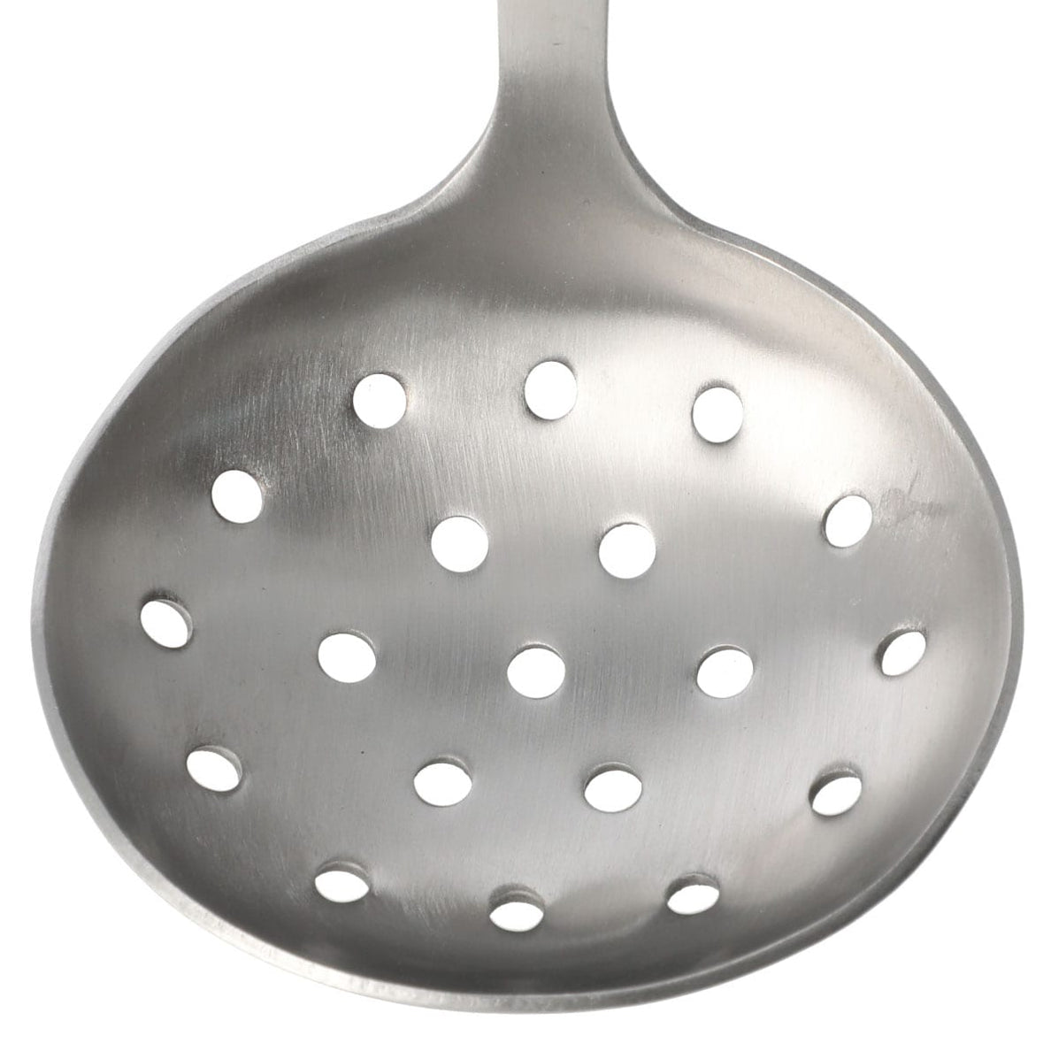 STAINLESS STEEL PERFORATED LADLE WITH PP HANDLE